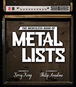 Book review: The Merciless Book of Metal Lists | Echoes And Dust