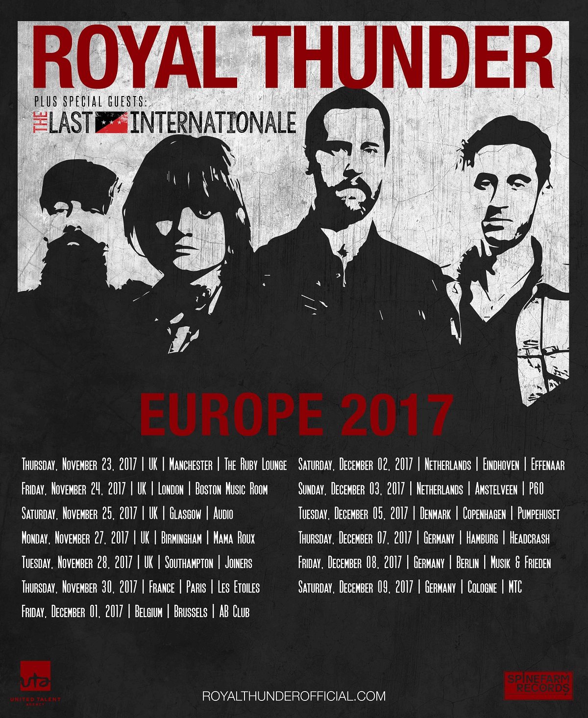 Royal Thunder • Fire Red Empress – Boston Music Room, London | Echoes ...